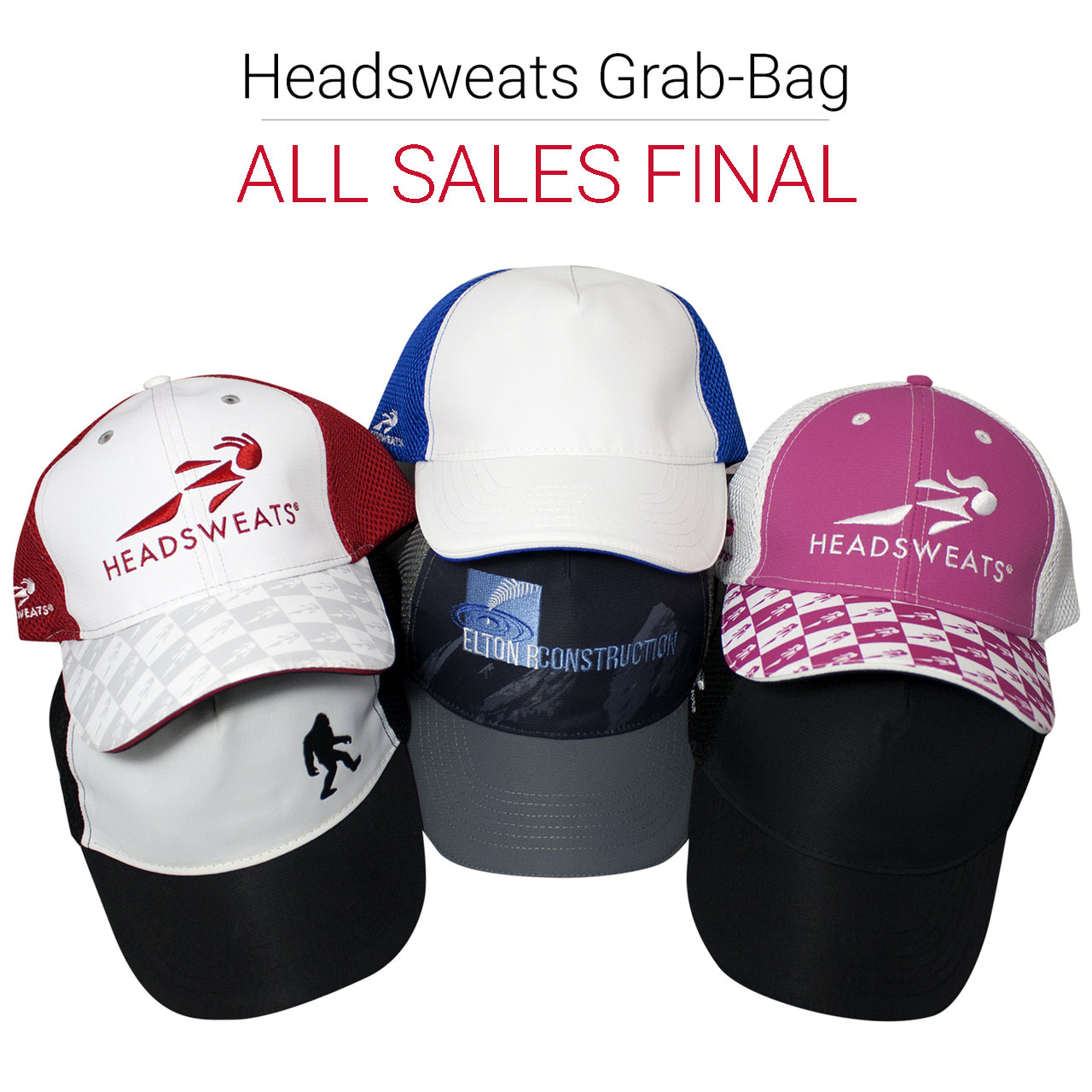 Grab Bag | Clearance Sale Products | Performance Headwear at Headsweats